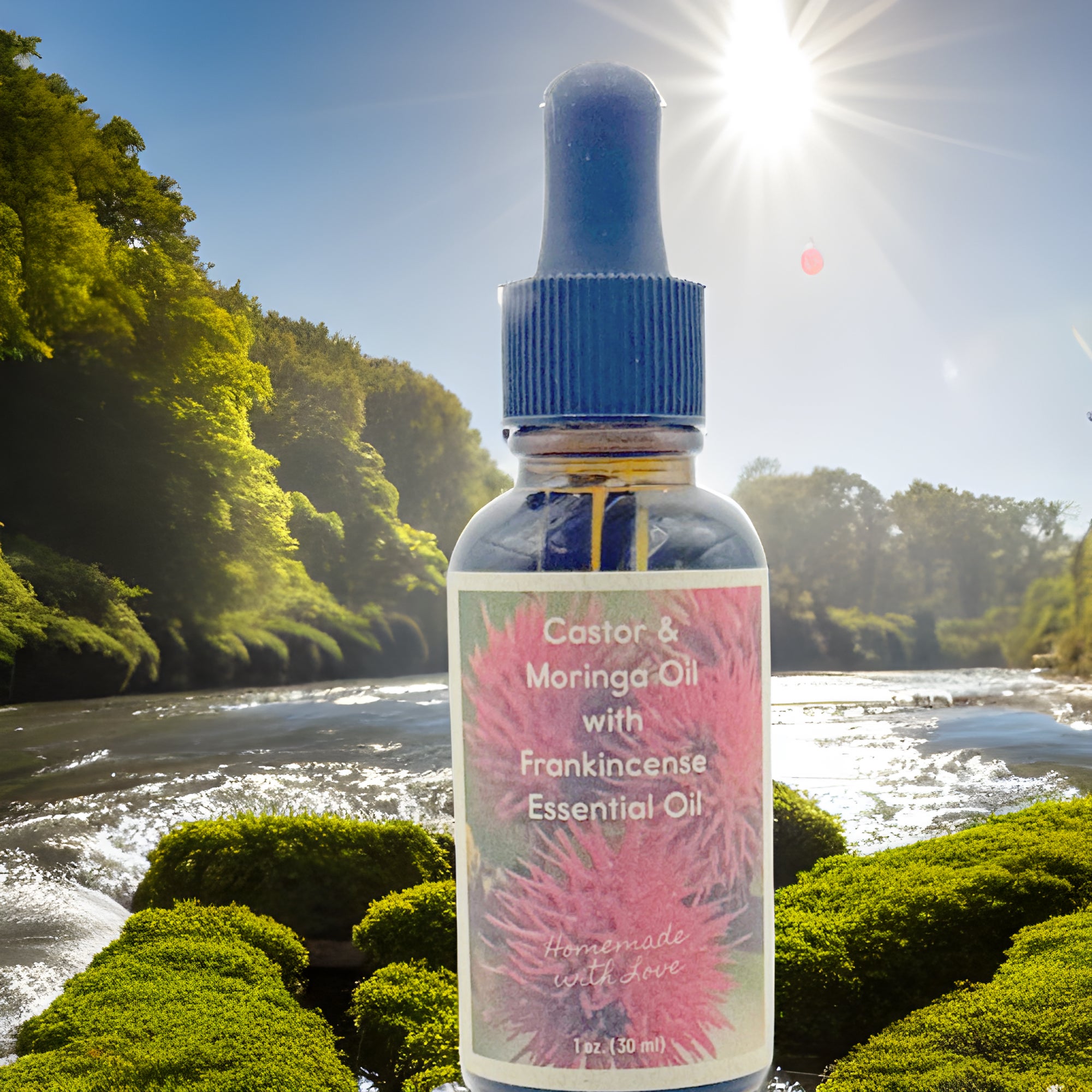 Castor and Moringa Oil with Frankincense Essential Oil | Nature's ...